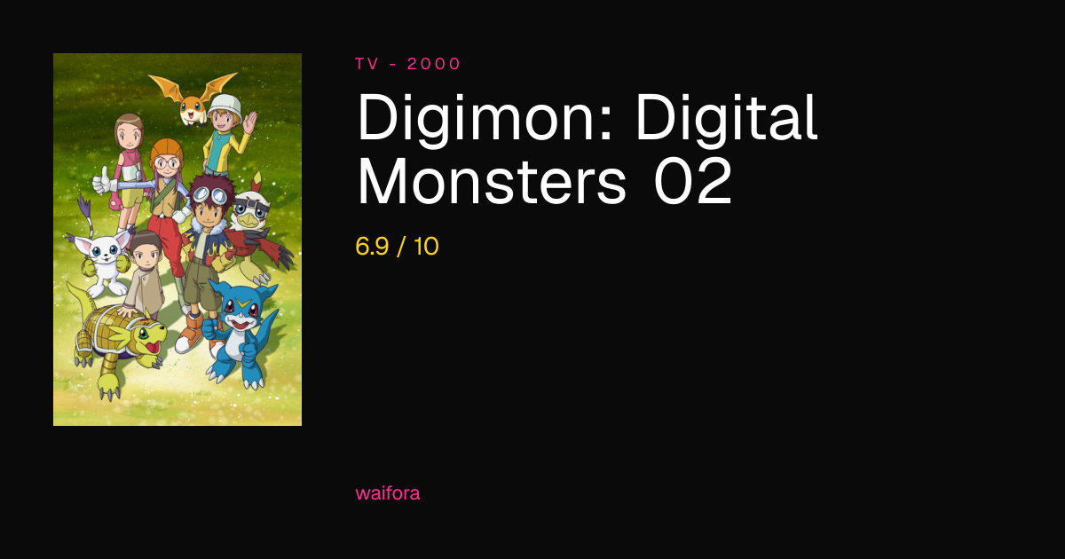 Watch Digimon: Digital Monsters 02 — All Episodes, Sub & Dub · Waifora