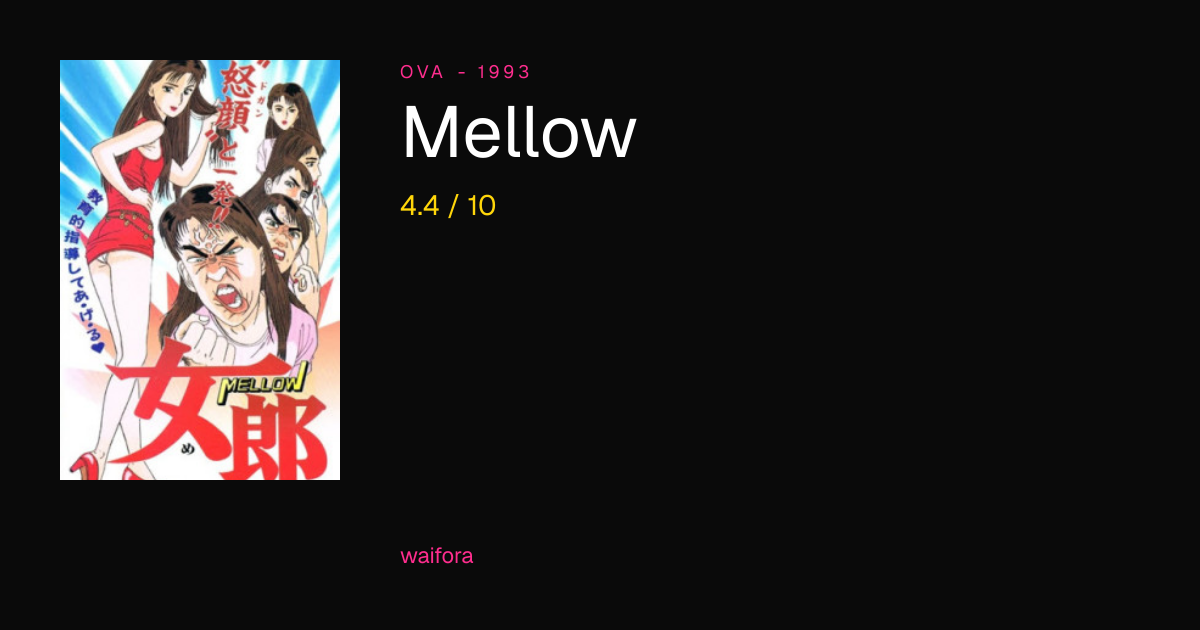 Mellow — Watch Online, Episodes & Reviews · Waifora