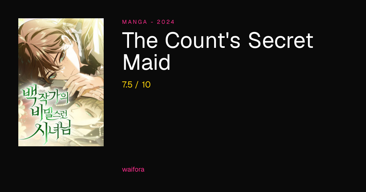 The Count's Secret Maid Manga — Read Online, Chapters & Reviews · Waifora